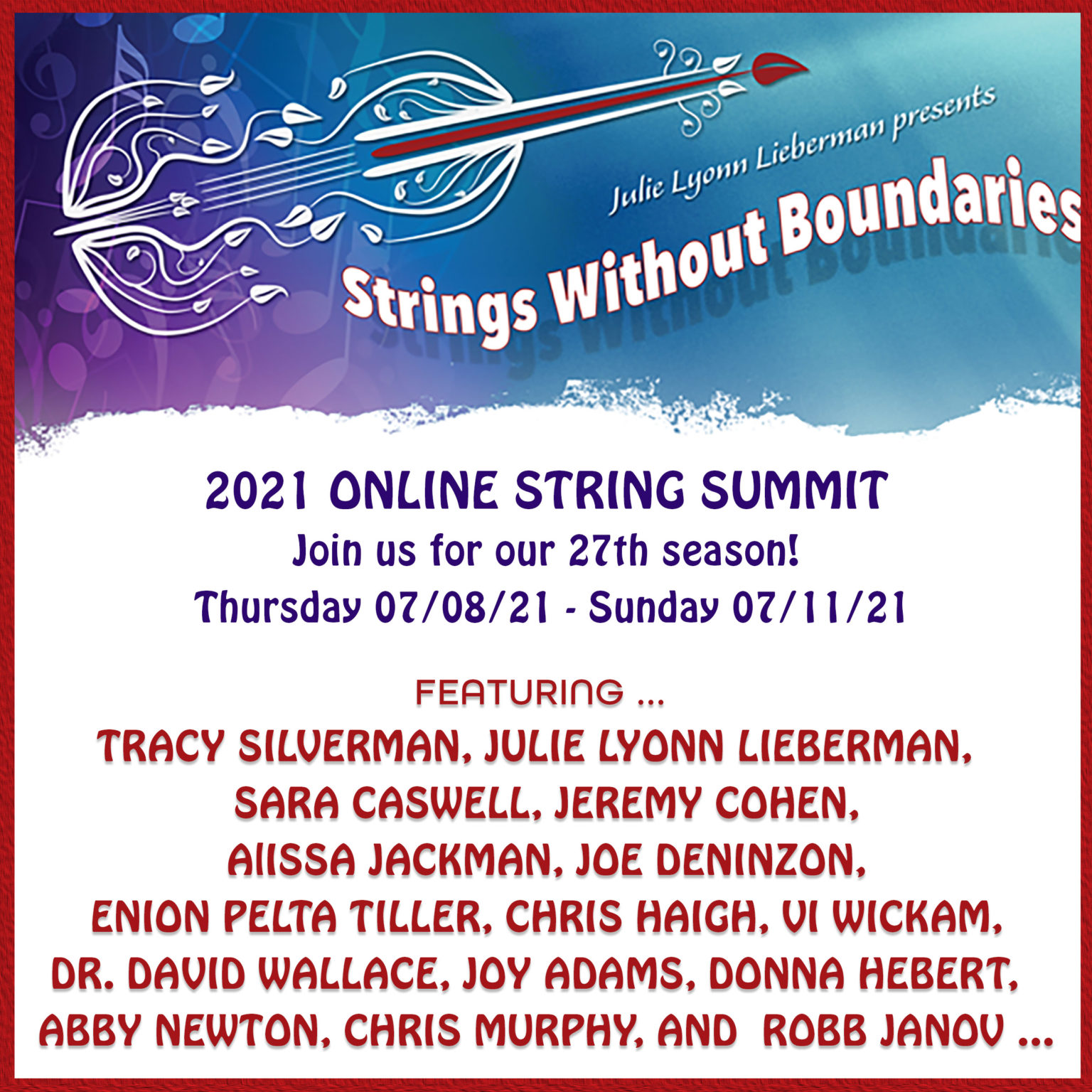 Strings Without Boundaries String Summit 2021 - Vi Wickam